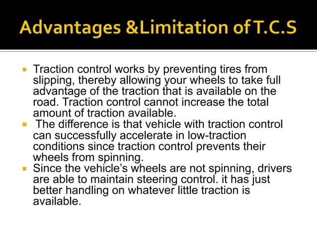 Traction control | PPT