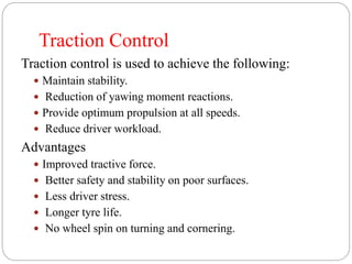 Traction control system | PPTX