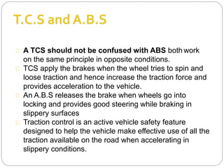 Traction control system | PPTX