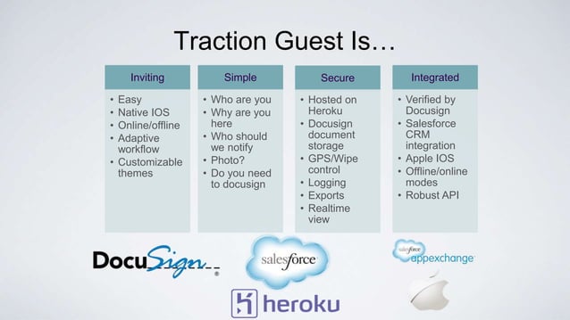 Traction Guest | Lobby Sign in App | PPT