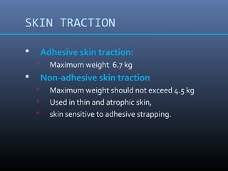 Traction in orthopaedics | PPT