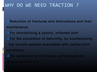 Traction in orthopaedics | PPT
