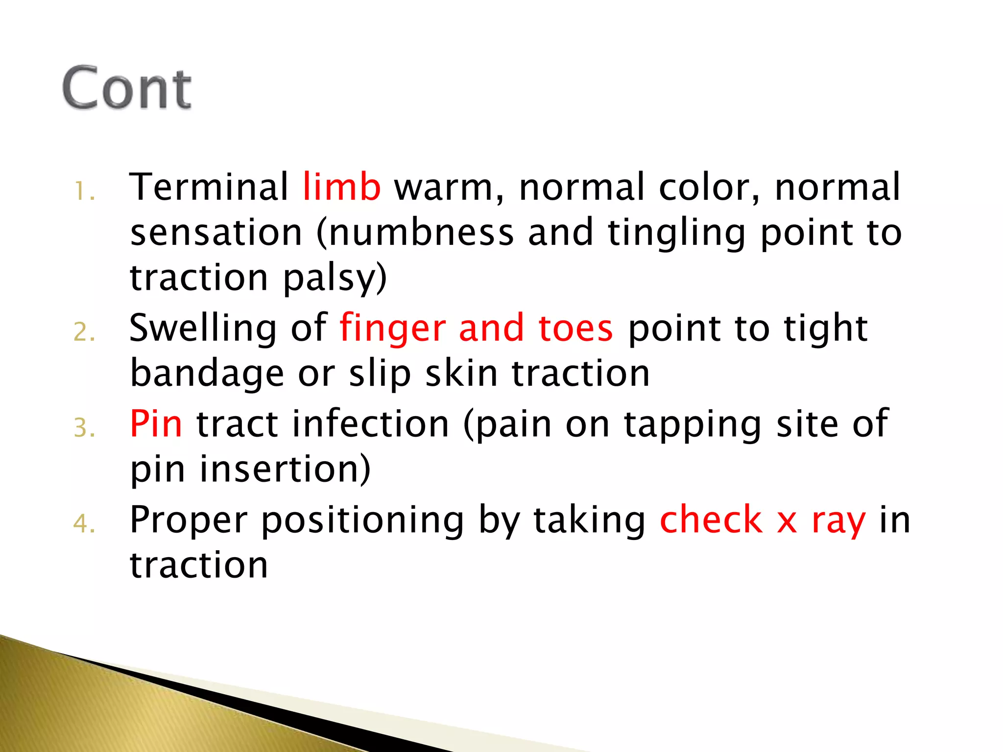 Traction in orthopaedics for ug mbbs | PPTX