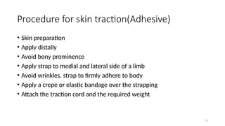 TRACTION IN ORTHOPEDICS By Dr Ango of orthopedic department ABUTH Zaria ...