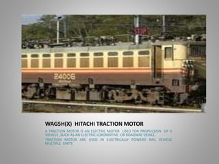 Traction machine shed | PPT
