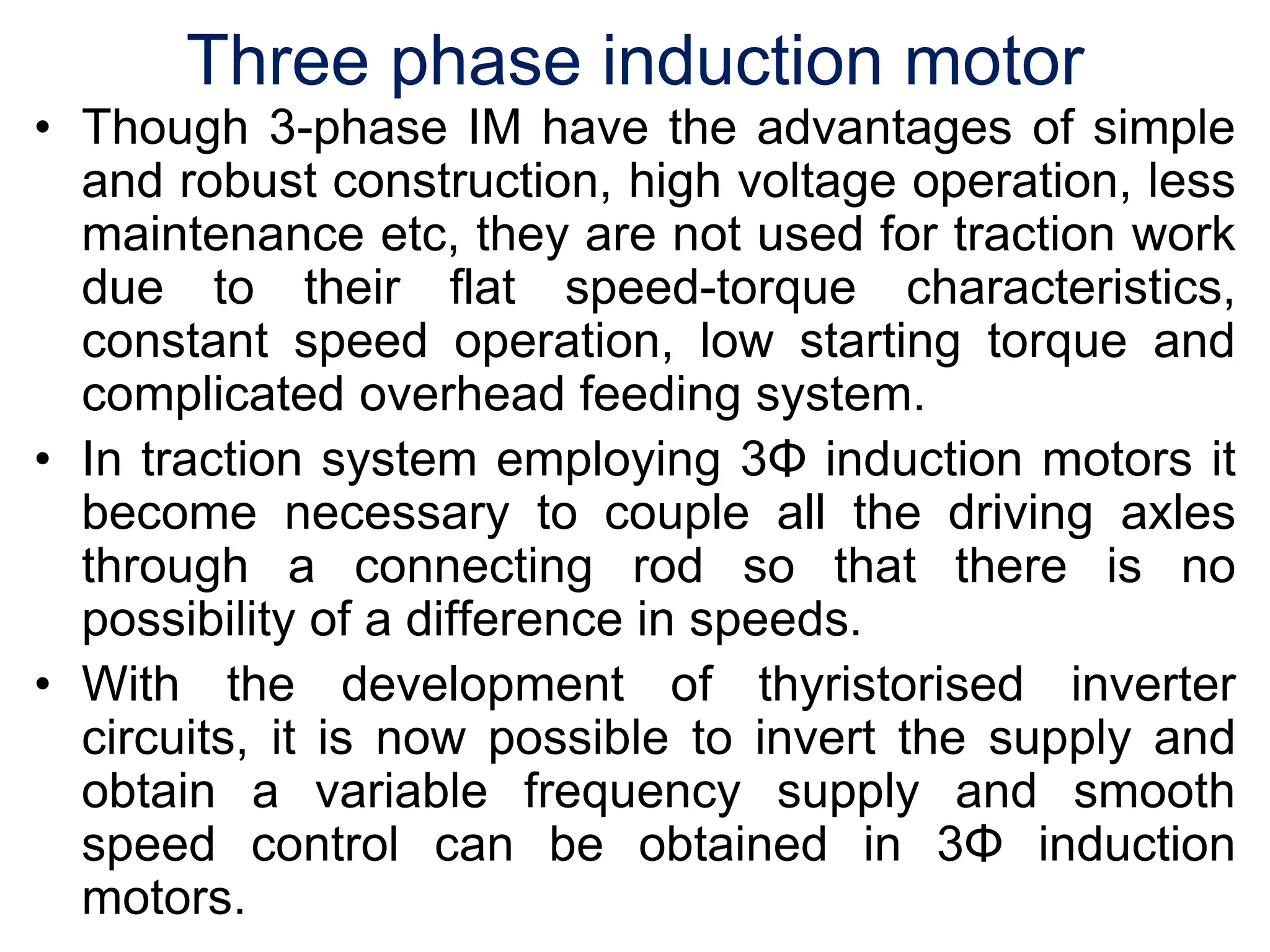 TRACTION MOTORS in Electric Traction.ppt