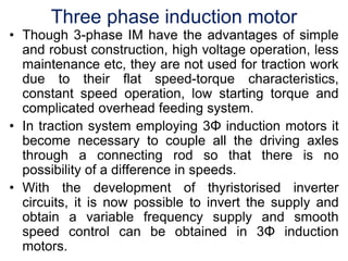 TRACTION MOTORS in Electric Traction.ppt