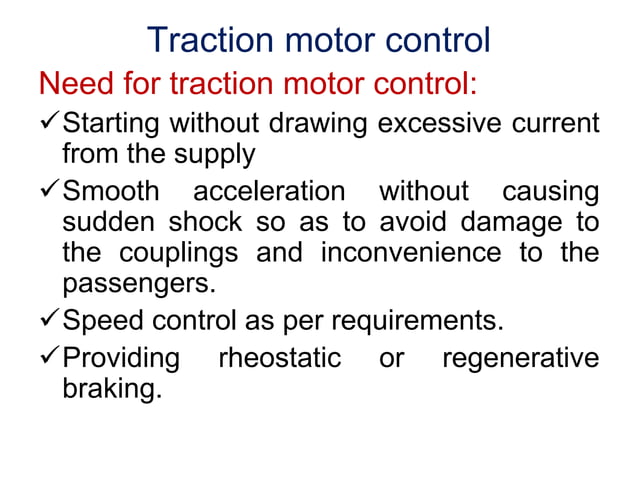 TRACTION MOTORS in Electric Traction.ppt