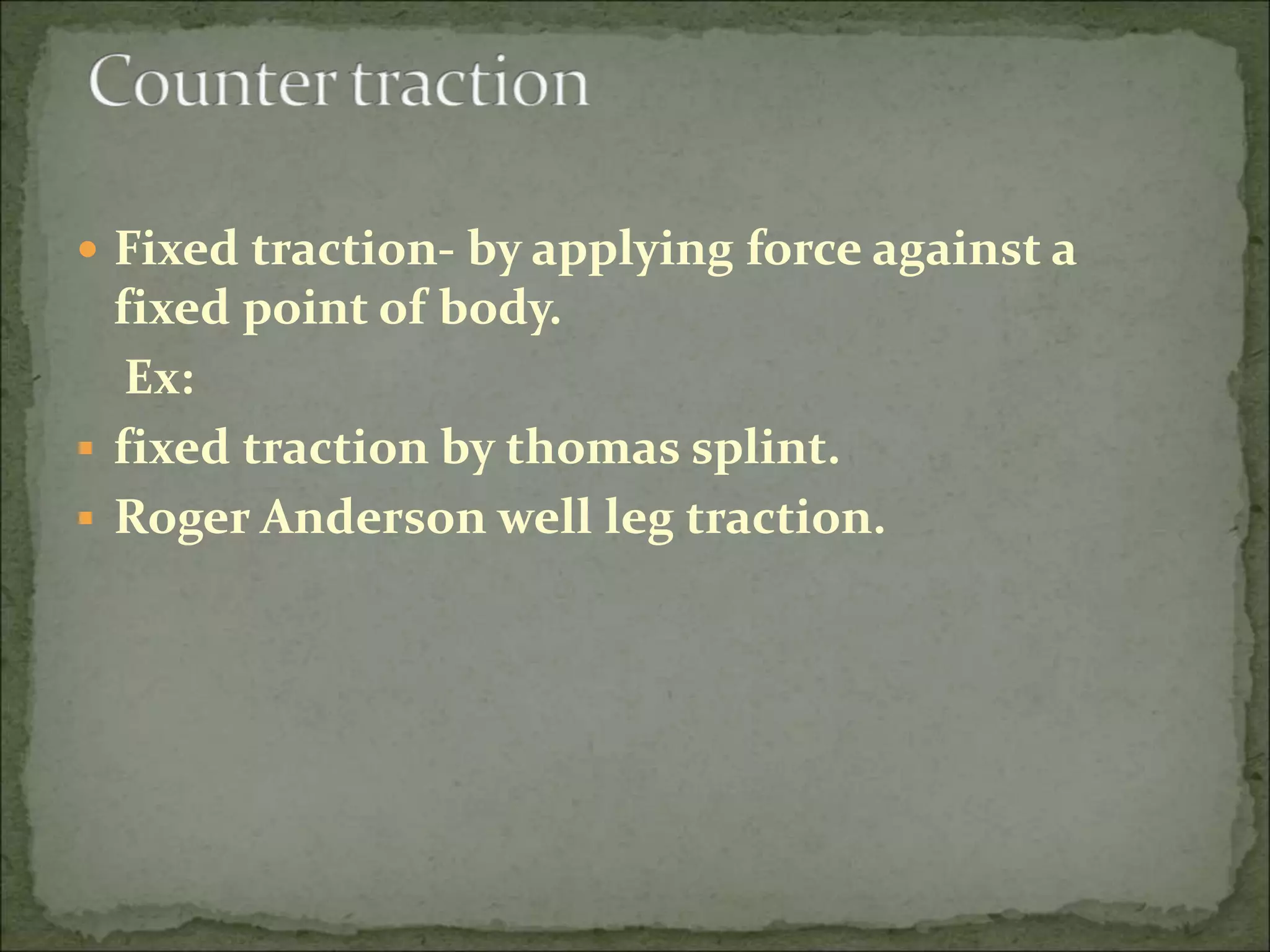 Tractions | PPT