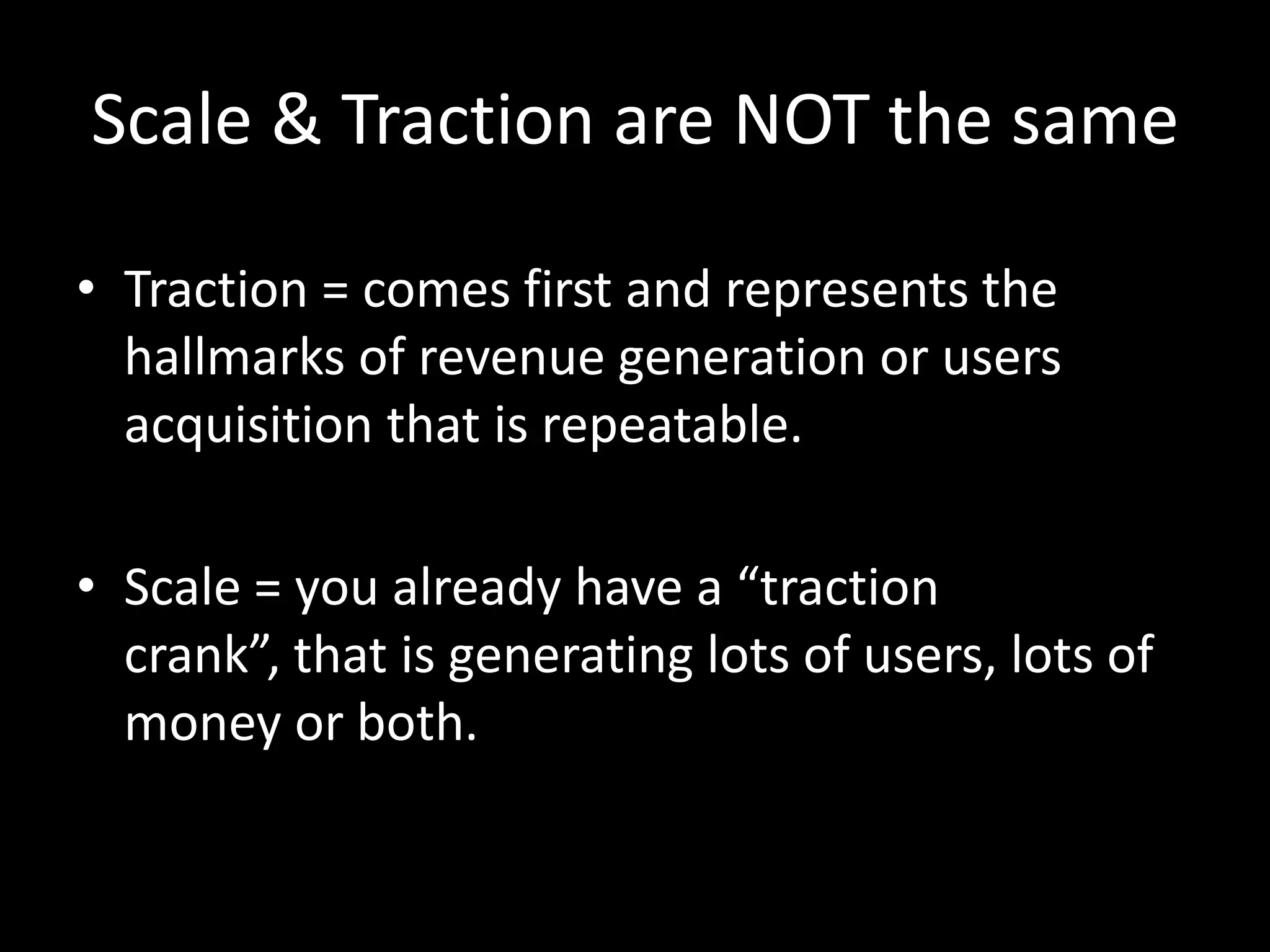 Traction & Scale | PPTX
