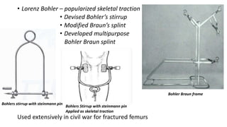 Tractions in orthopaedics by Dr O.O. Afuye | PPT