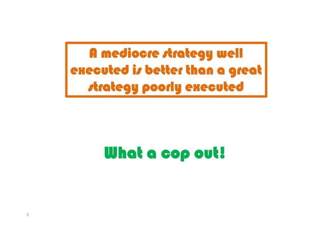 Tips & tools to help get traction with execution of strategy | PPT