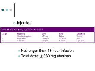 Is tocolytic therapy of value ??? Tractocile vs Nifedipine | PPTX