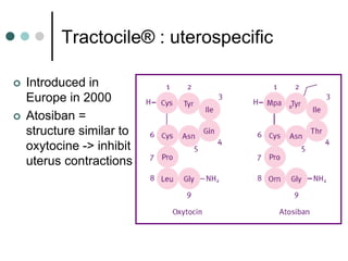 Is tocolytic therapy of value ??? Tractocile vs Nifedipine | PPTX