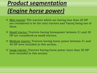 vanraj mini tractor | PPTX