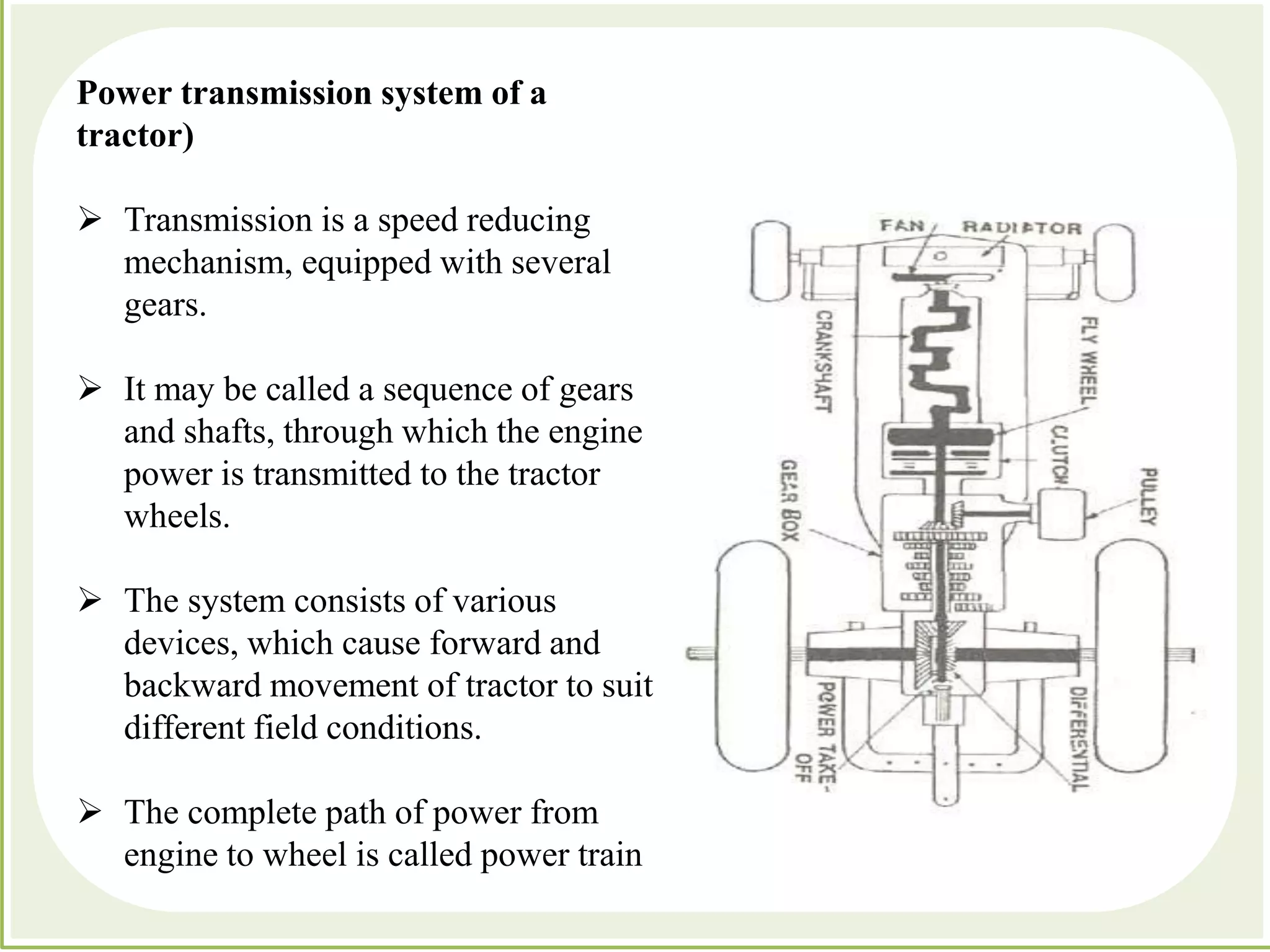 Tractor Farm Power and Machinery | PPTX