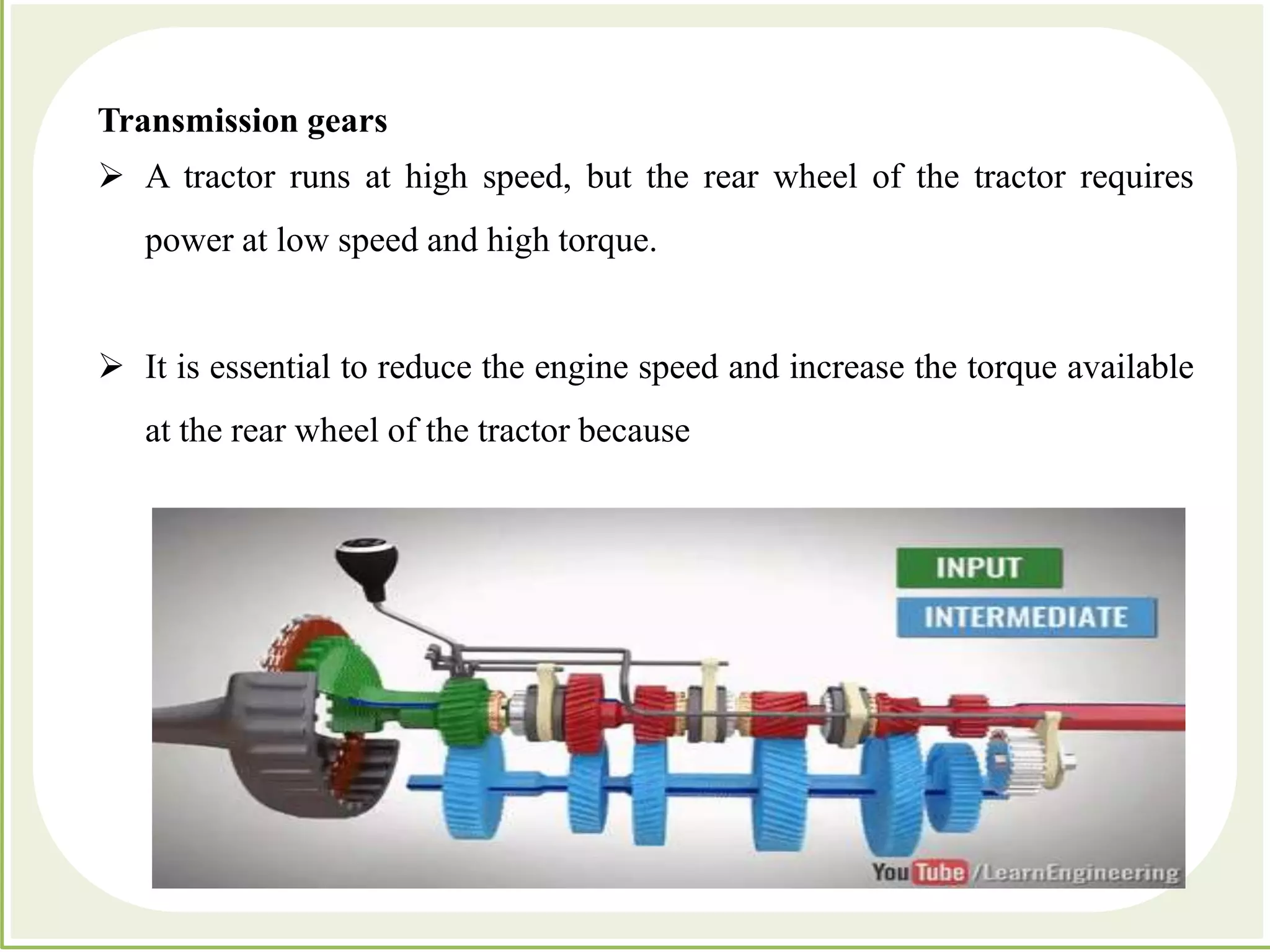 Tractor Farm Power and Machinery | PPTX