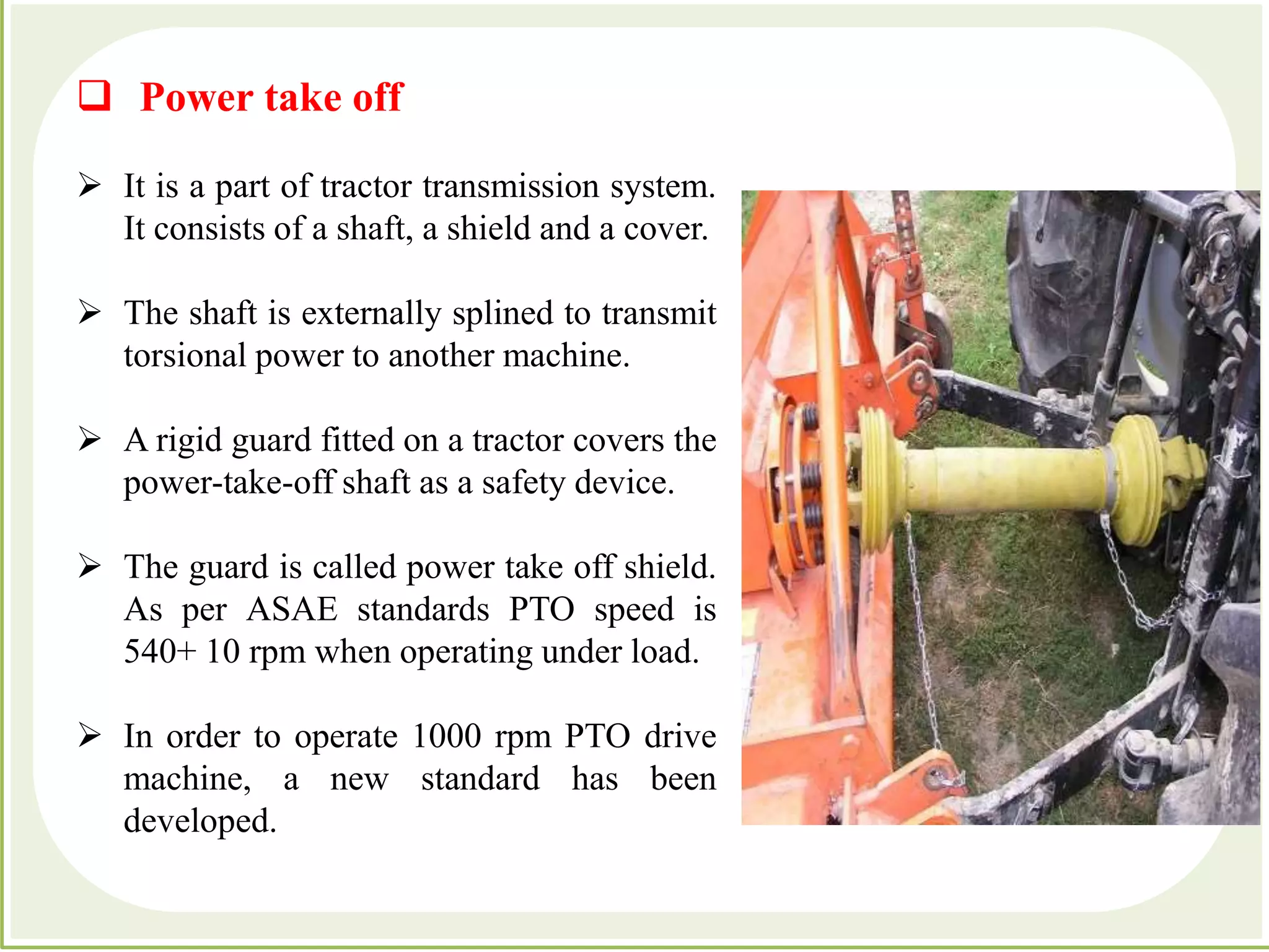 Tractor Farm Power and Machinery | PPTX