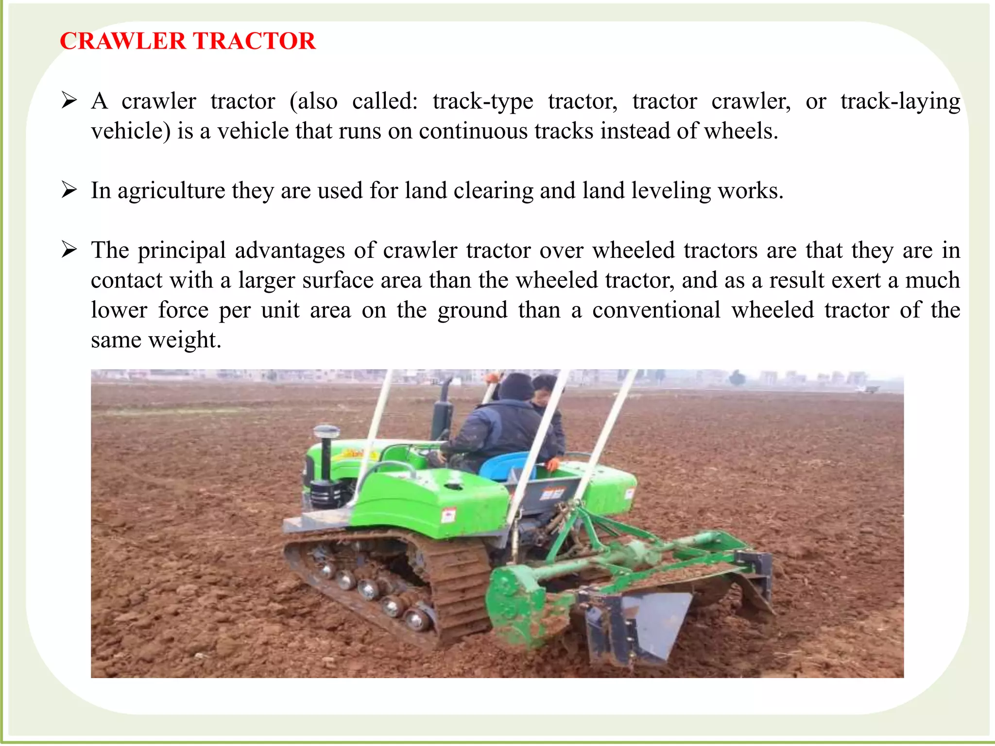 Tractor Farm Power and Machinery | PPTX