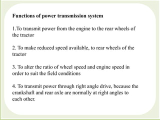 Tractor Farm Power and Machinery | PPTX