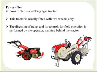 Tractor Farm Power and Machinery | PPTX