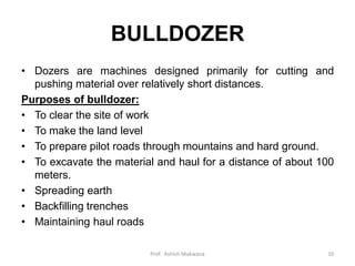 Tractor, bulldozer, scraper, ripper_Advanced Construction Technology ...