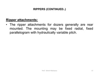 Tractor, bulldozer, scraper, ripper_Advanced Construction Technology ...