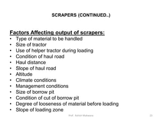 Tractor, bulldozer, scraper, ripper_Advanced Construction Technology ...