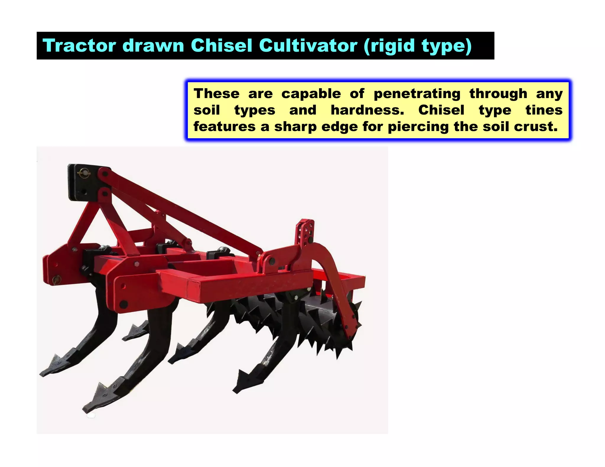 Tractor drawn farm implements used in india | PDF