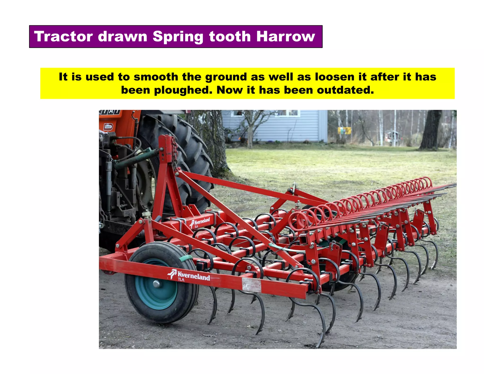 Tractor drawn farm implements used in india | PDF