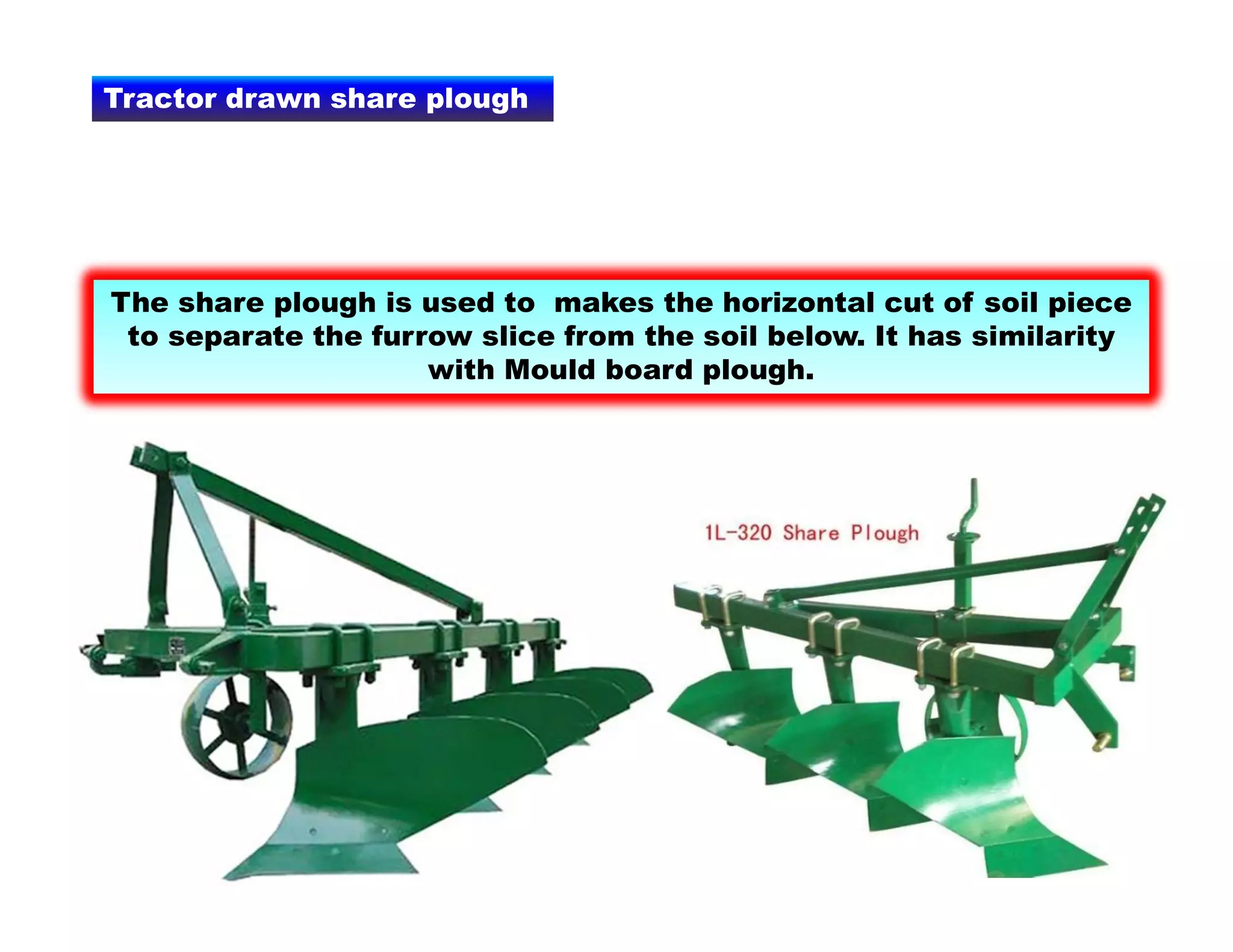 Tractor drawn farm implements used in india | PDF