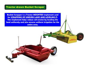 Tractor drawn farm implements used in india | PDF