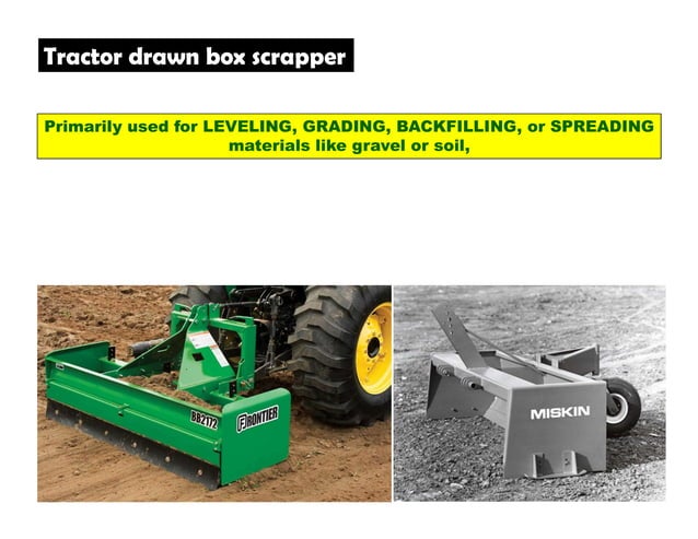 Tractor drawn farm implements used in india | PDF