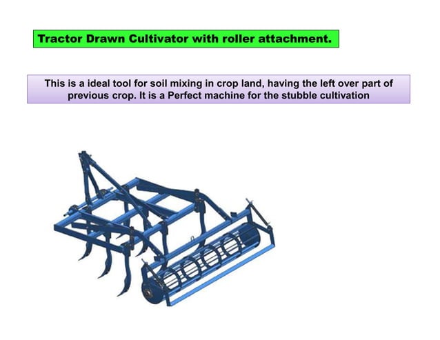 Tractor drawn farm implements used in india | PDF