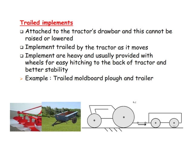 Tractor drawn farm implements used in india | PDF