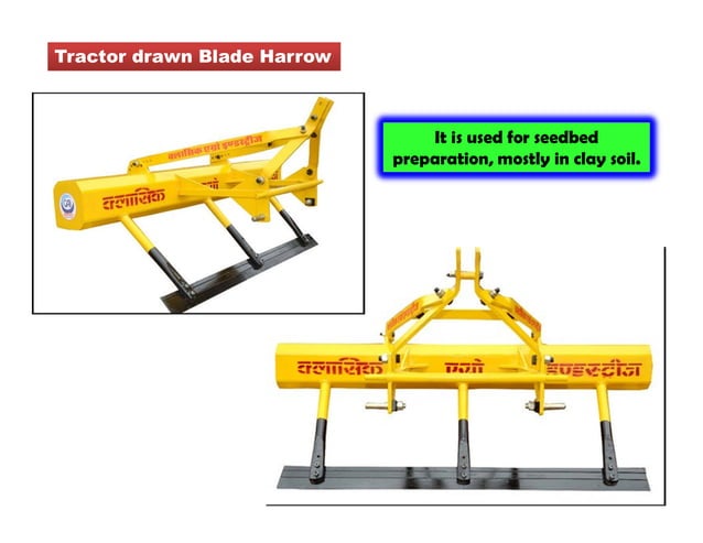 Tractor drawn farm implements used in india | PDF