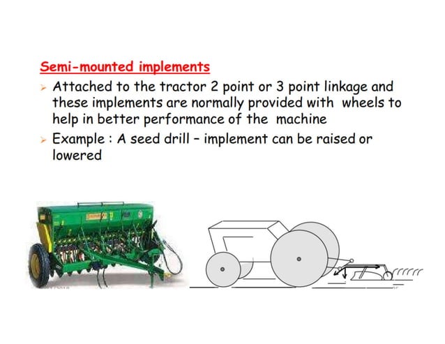 Tractor drawn farm implements used in india | PDF