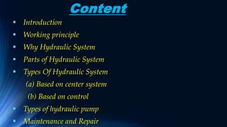 Tractor hydraulics harshit | PPTX