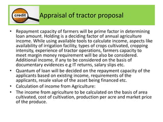 Tractor loans | PPTX