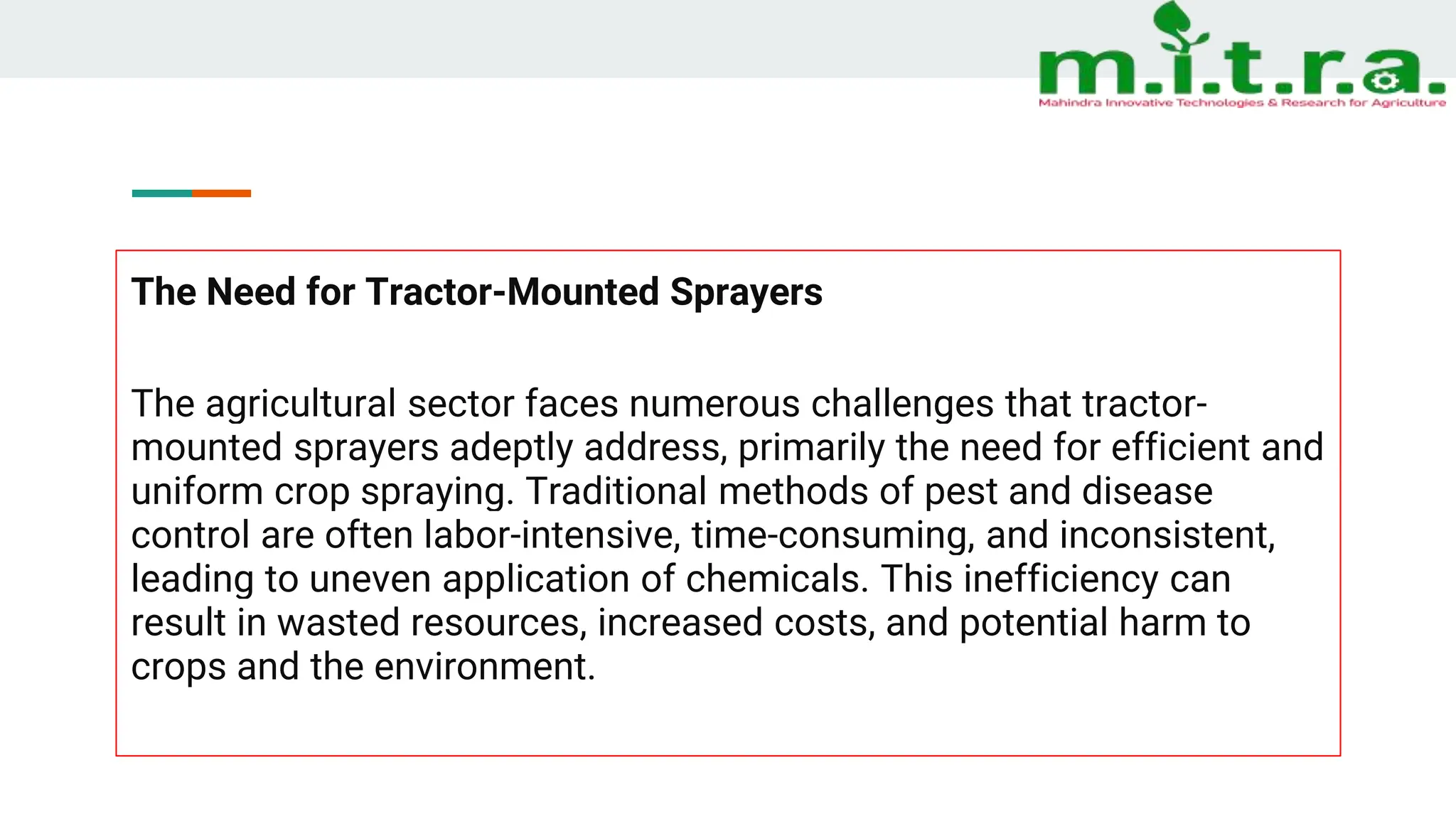Tractor Mounted Sprayer.pptx Tractor Mounted Sprayer | PPTX