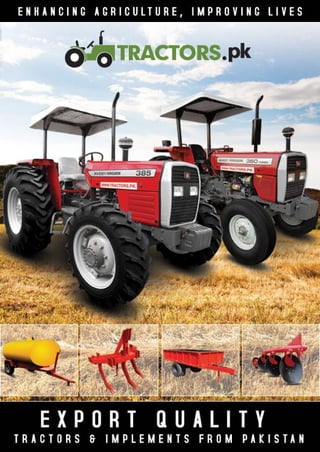 Massey Ferguson Tractors Catalogue by Tractors PK | PDF