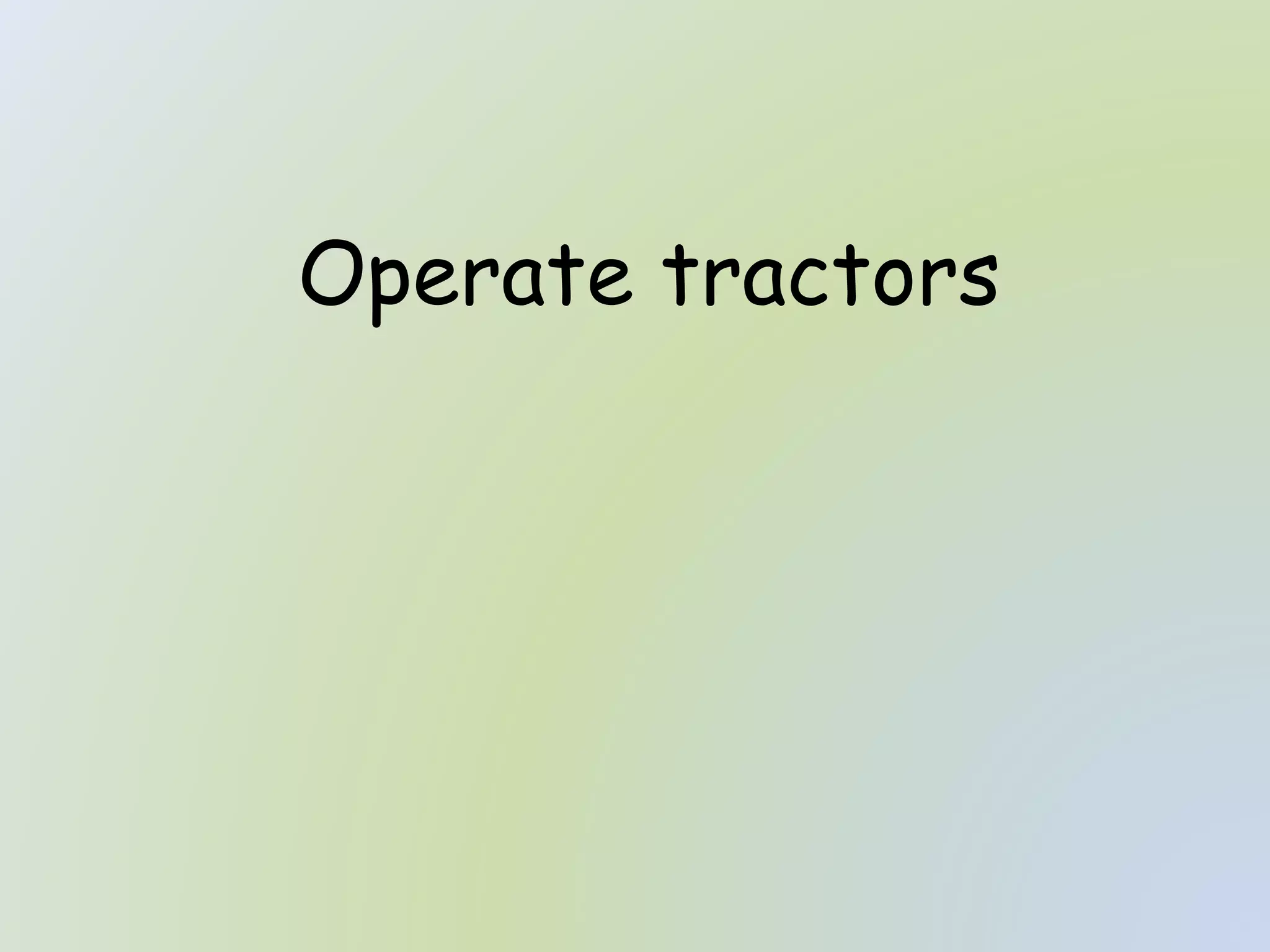 Tractor ppt | PPTX