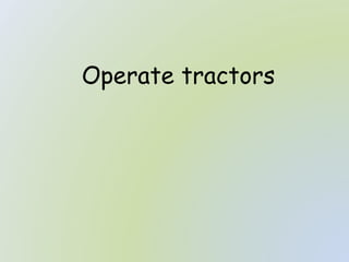 Tractor ppt | PPTX