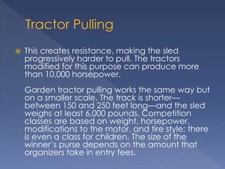 Tractor Pulling | PPTX