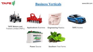 Tractors and farm equipment limited | PPT