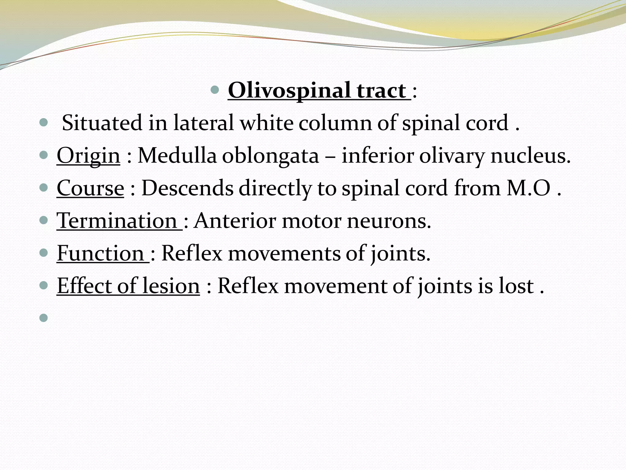 Tracts of spinal cord (1) | PPTX