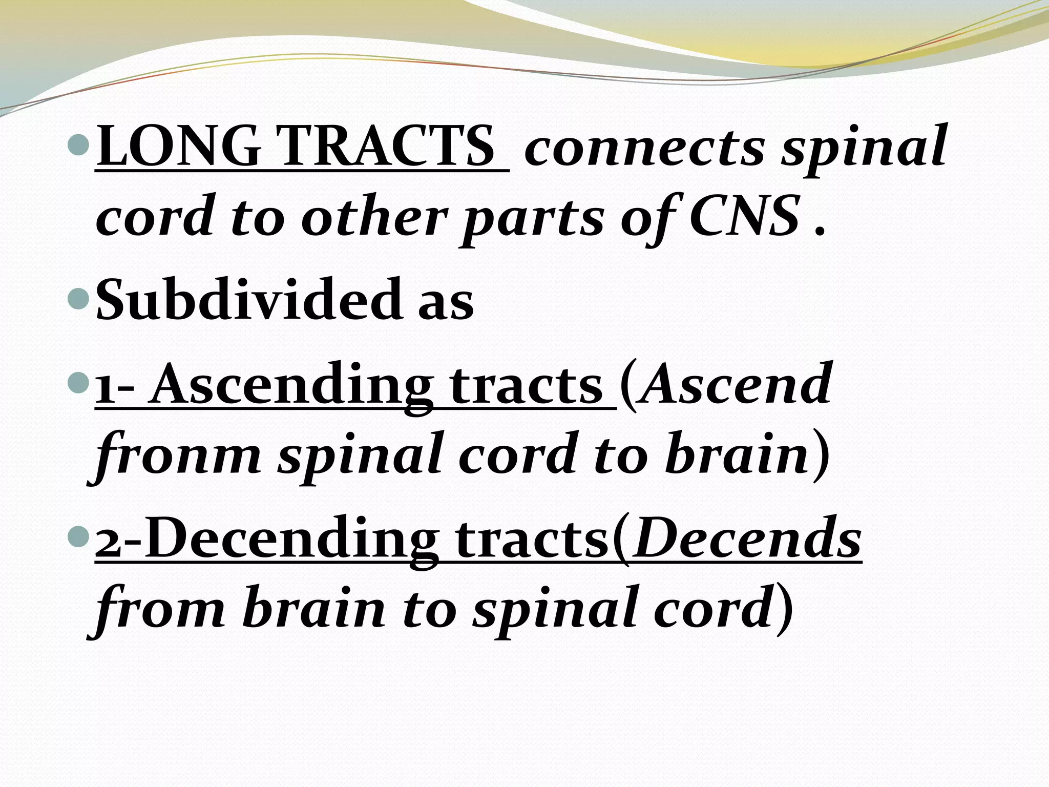 Tracts of spinal cord (1) | PPTX