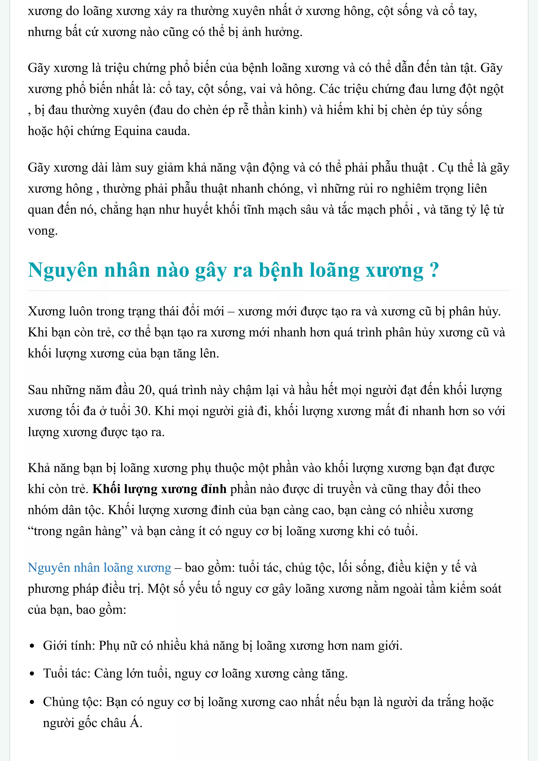 Benh loang xuong Nguyen nhan trieu chung cach dieu tri | Tracuuthuoctay | PDF