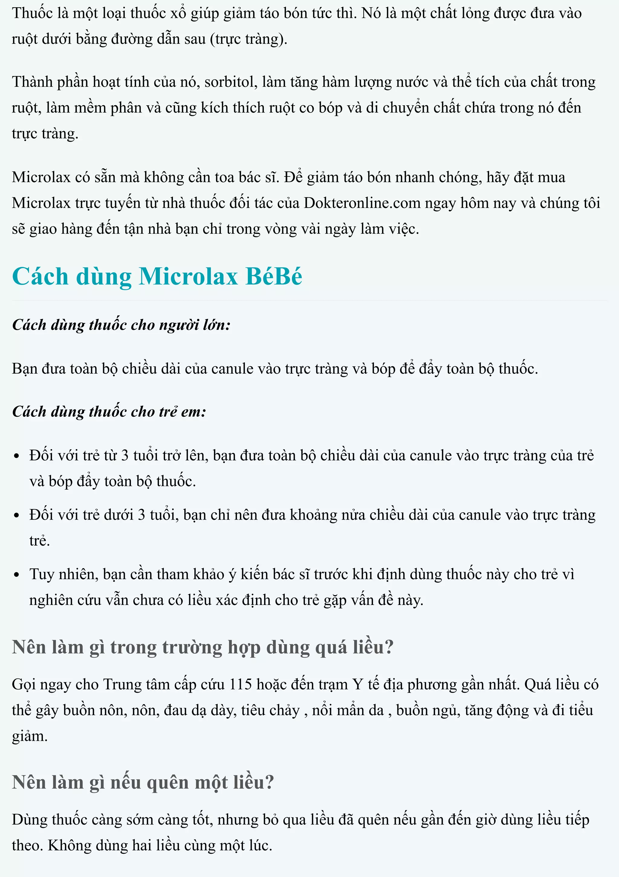 MICROLAX - MICROLAX BE BE |Tracuuthuoctay | PDF