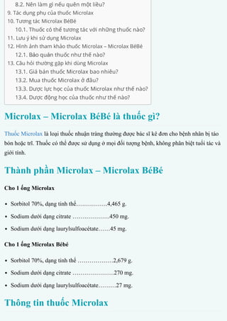MICROLAX - MICROLAX BE BE |Tracuuthuoctay | PDF